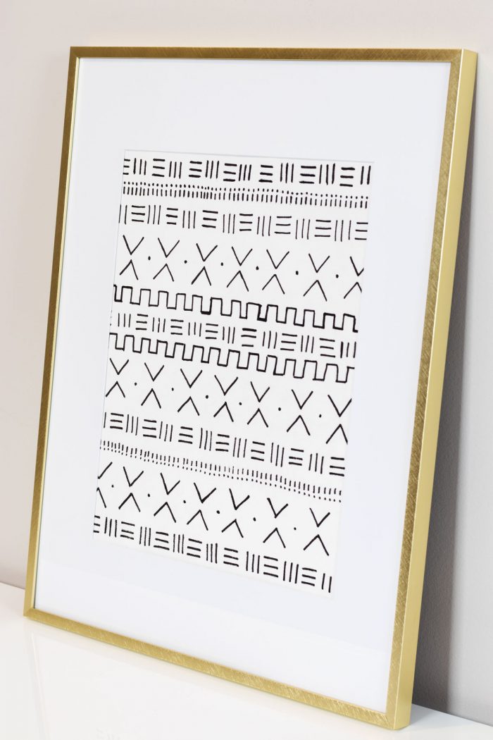 DIY Mudcloth Inspired Prints - A Life Adjacent