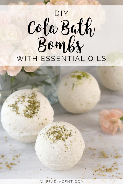 Natural DIY Cola Bath Bombs With Essential Oils - A Life Adjacent