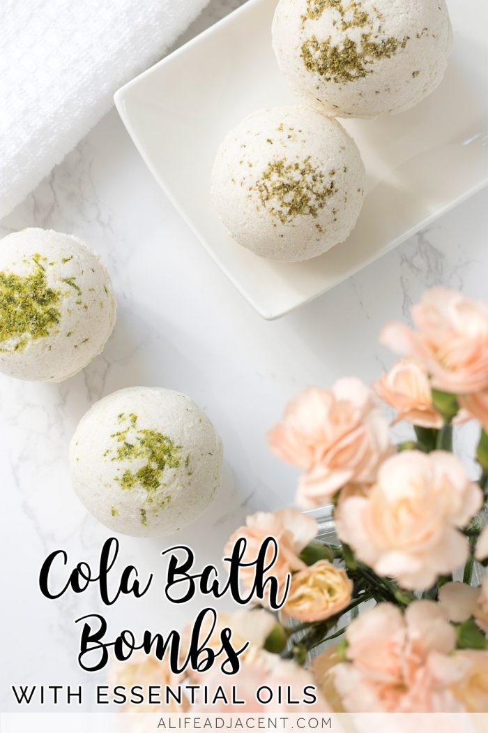 Natural DIY Cola Bath Bombs With Essential Oils - A Life Adjacent