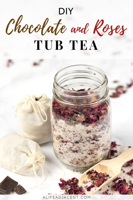 DIY Chocolate & Roses Tub Tea - A Life Adjacent