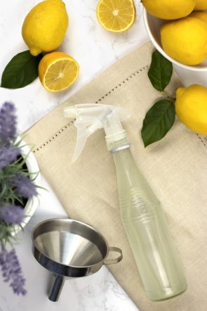 DIY Lavender Lemon Glass Cleaner without Rubbing Alcohol - A Life Adjacent