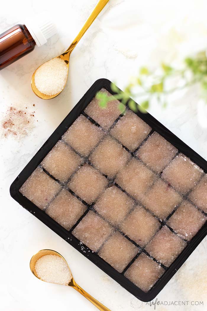 DIY Sugar Scrub Cubes (3 Recipes for Fall) - A Life Adjacent