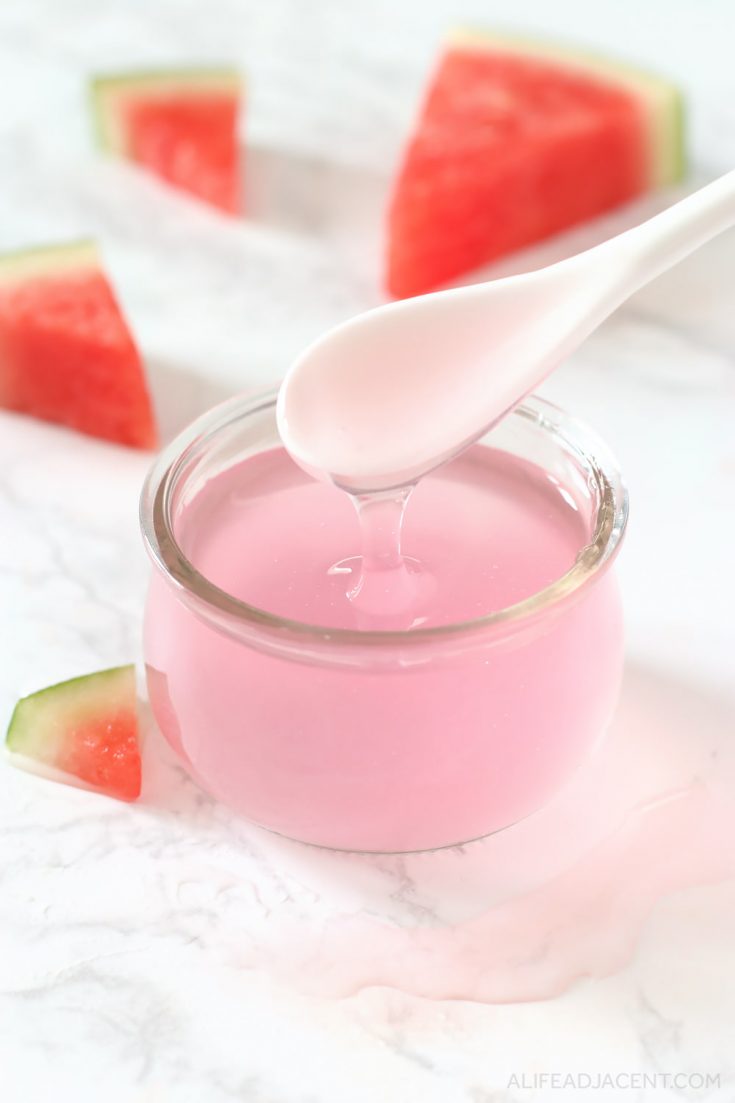 DIY Watermelon Jelly Face Mask for Glowing Skin - A Life Adjacent