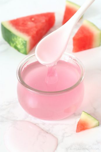 DIY Watermelon Jelly Face Mask for Glowing Skin - A Life Adjacent