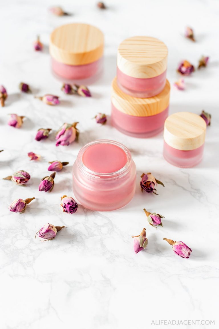 DIY Rose Lip Balm - A Life Adjacent