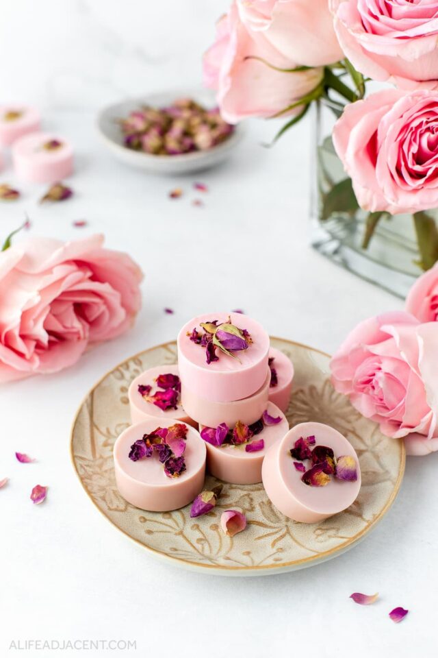DIY Rose Soap – 3 Melt and Pour Soap Recipes - A Life Adjacent