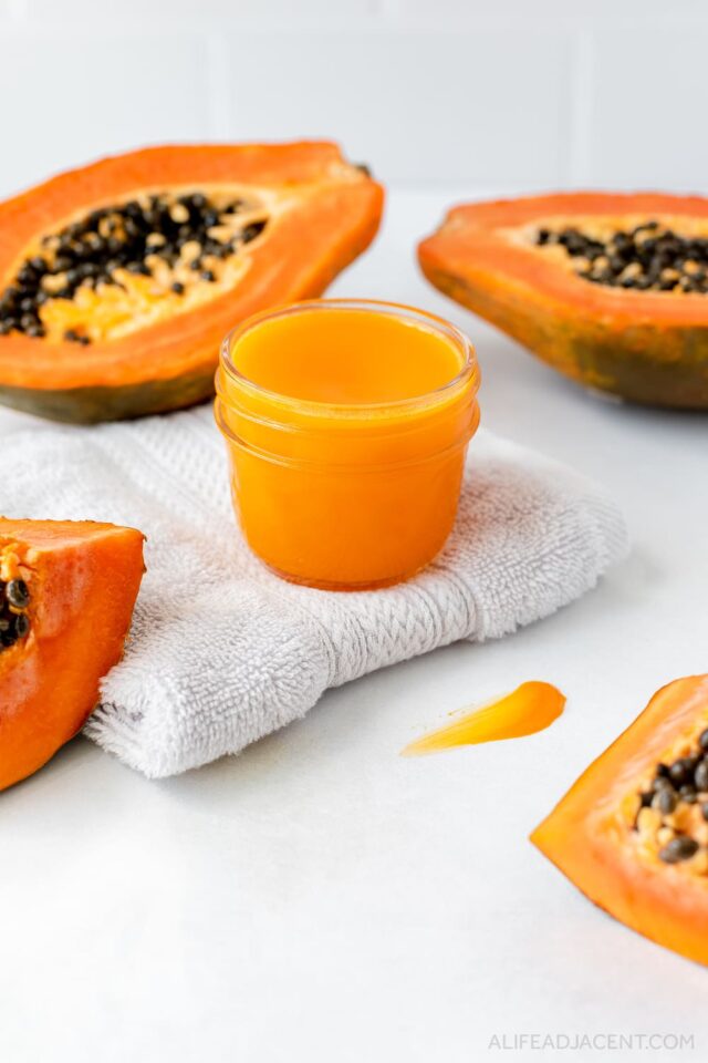 DIY Papaya Enzyme Exfoliating Cleansing Balm - A Life Adjacent