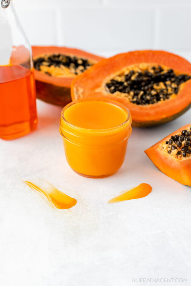 DIY Papaya Enzyme Exfoliating Cleansing Balm - A Life Adjacent