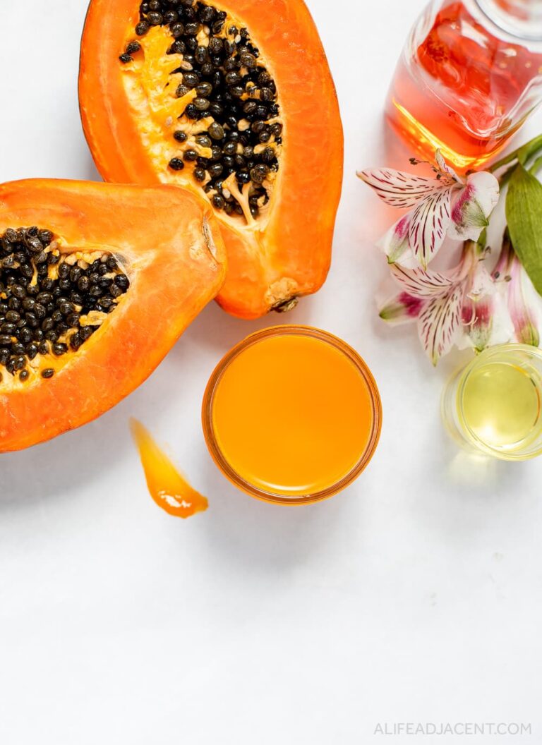 DIY Papaya Enzyme Exfoliating Cleansing Balm - A Life Adjacent