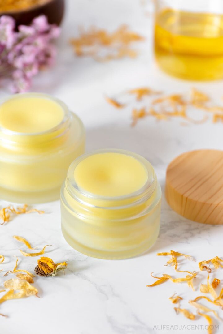 Soothing Calendula Lip Balm Recipe - A Life Adjacent