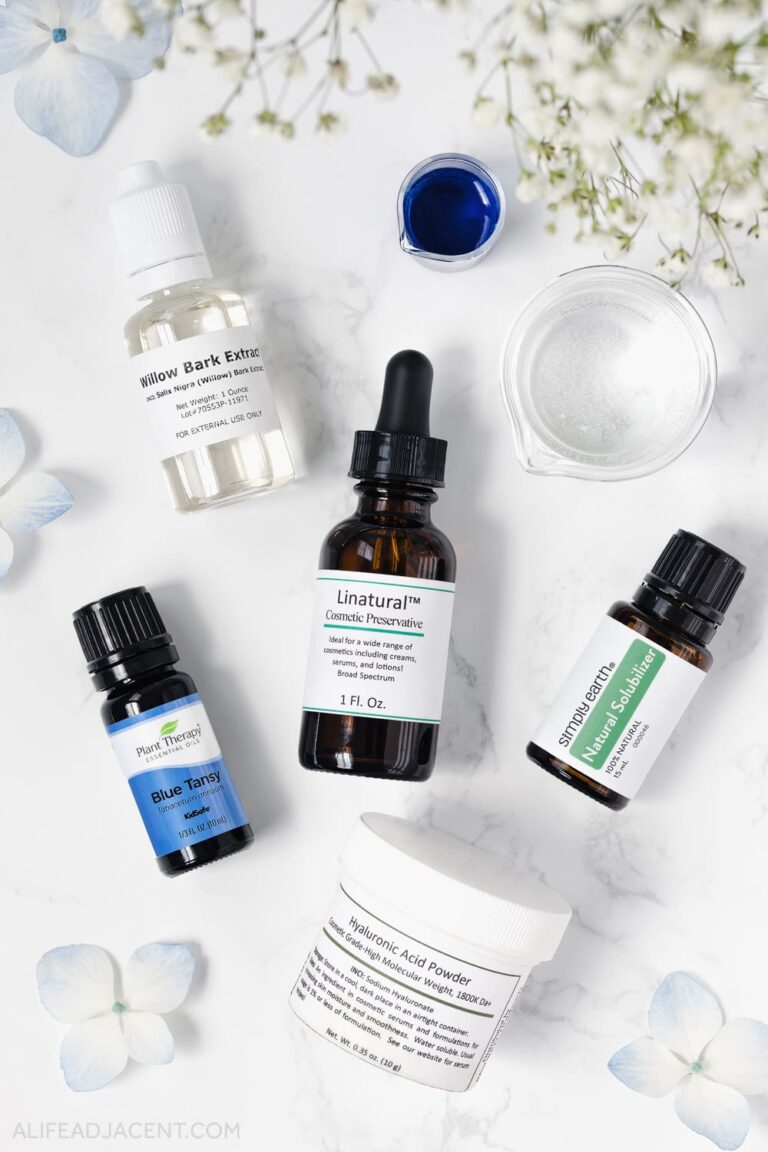 Blue Tansy Face Mask (DIY Recipe) - A Life Adjacent