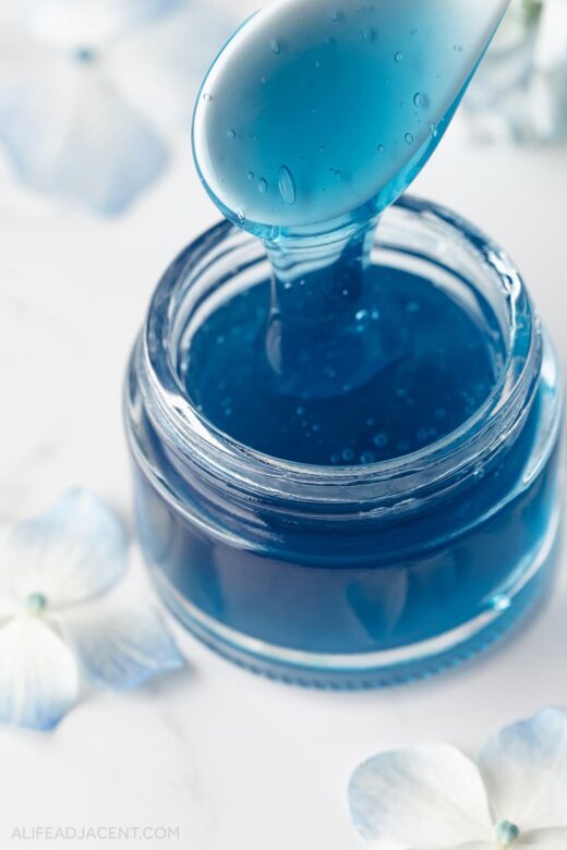 Blue Tansy Face Mask (DIY Recipe) - A Life Adjacent