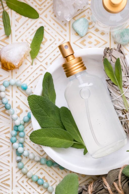 Aura Cleansing Spray – DIY Sage Spray for Spiritual Cleansing + Protection