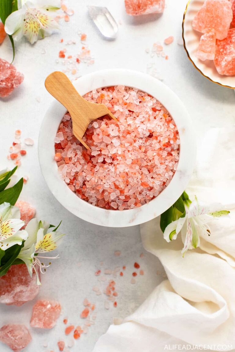 Himalayan Salt Bath: Benefits + Pink Salt Soak Recipe - A Life Adjacent