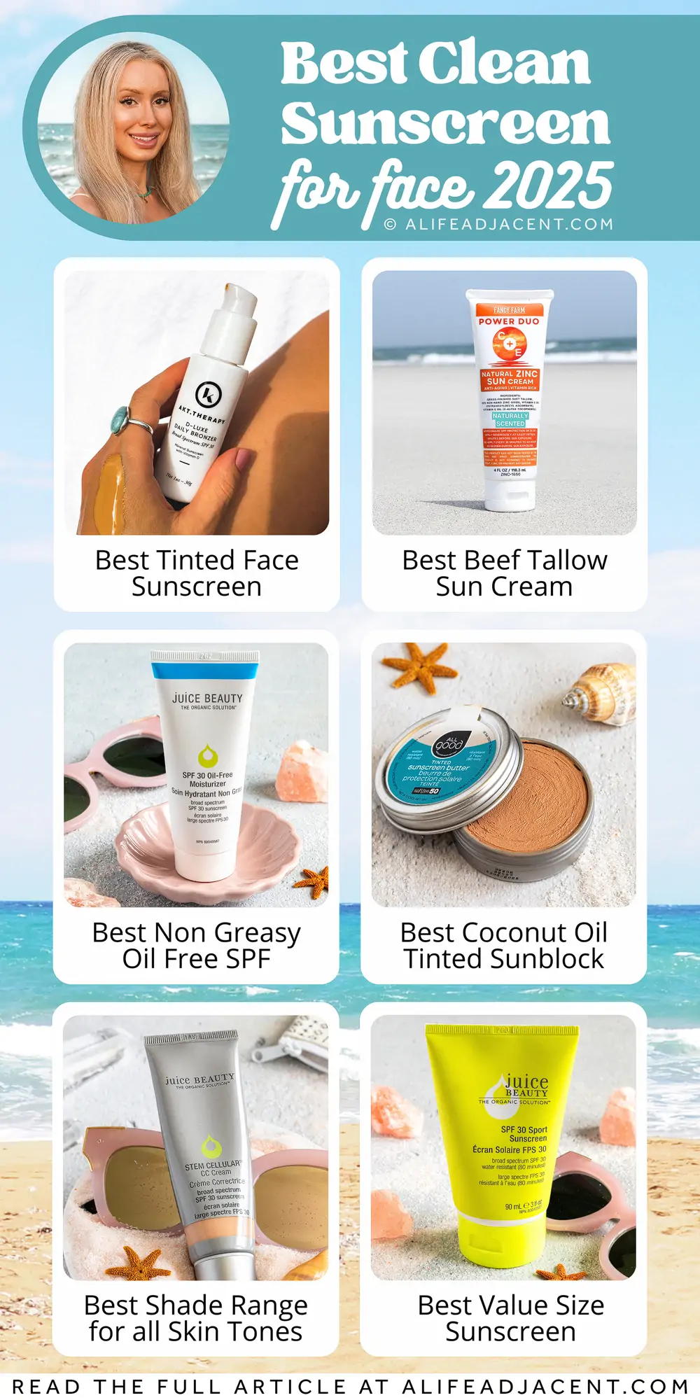 Best Non-Toxic Sunscreen Guide 2025 (Clean + Low-PUFA) - A Life Adjacent