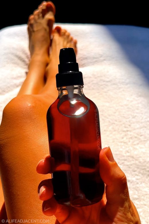 DIY Tanning Oil Recipe for a Natural Glow (PUFA Free) - A Life Adjacent