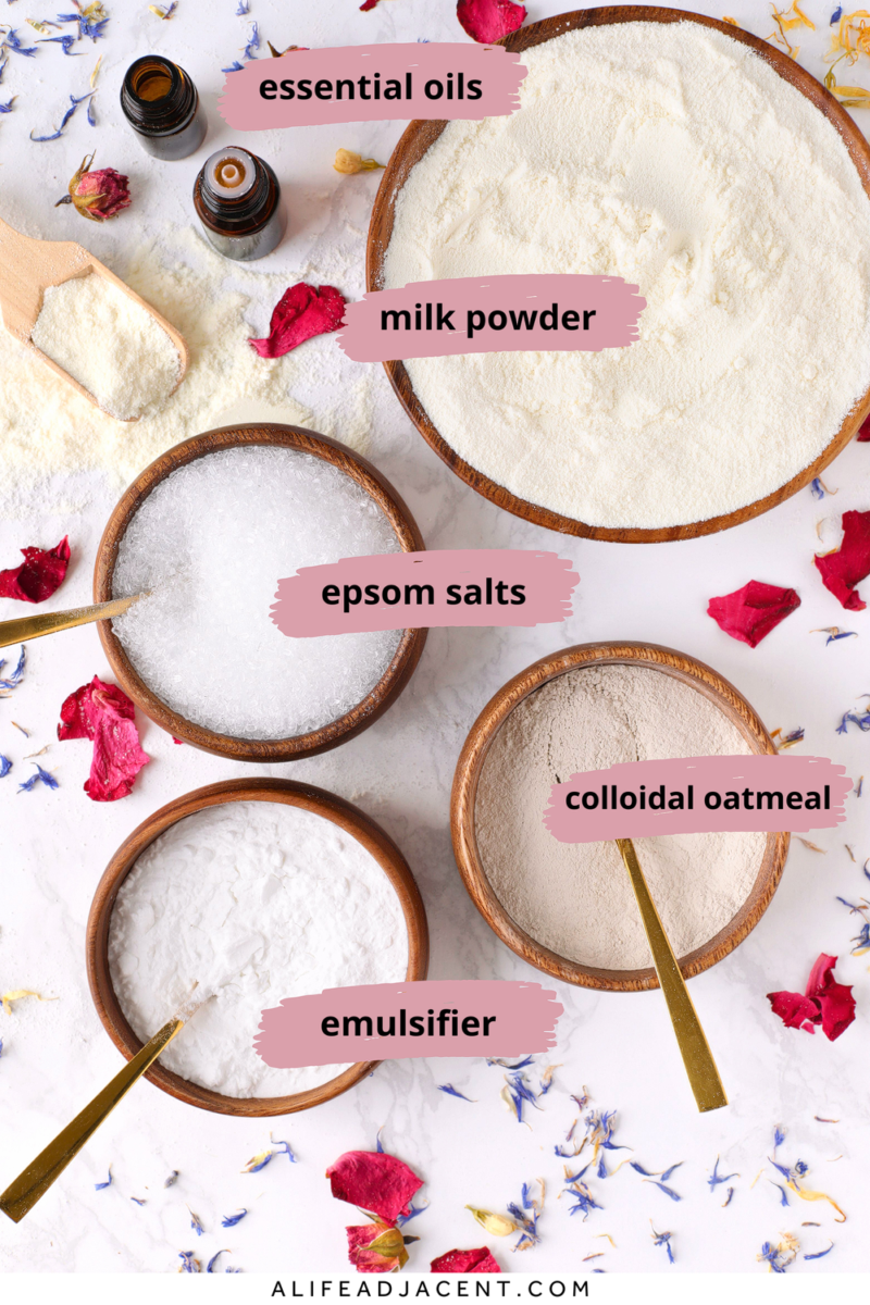Milk Bath Recipe (6 Nourishing DIY Milk Baths for Soft Skin) - A Life ...