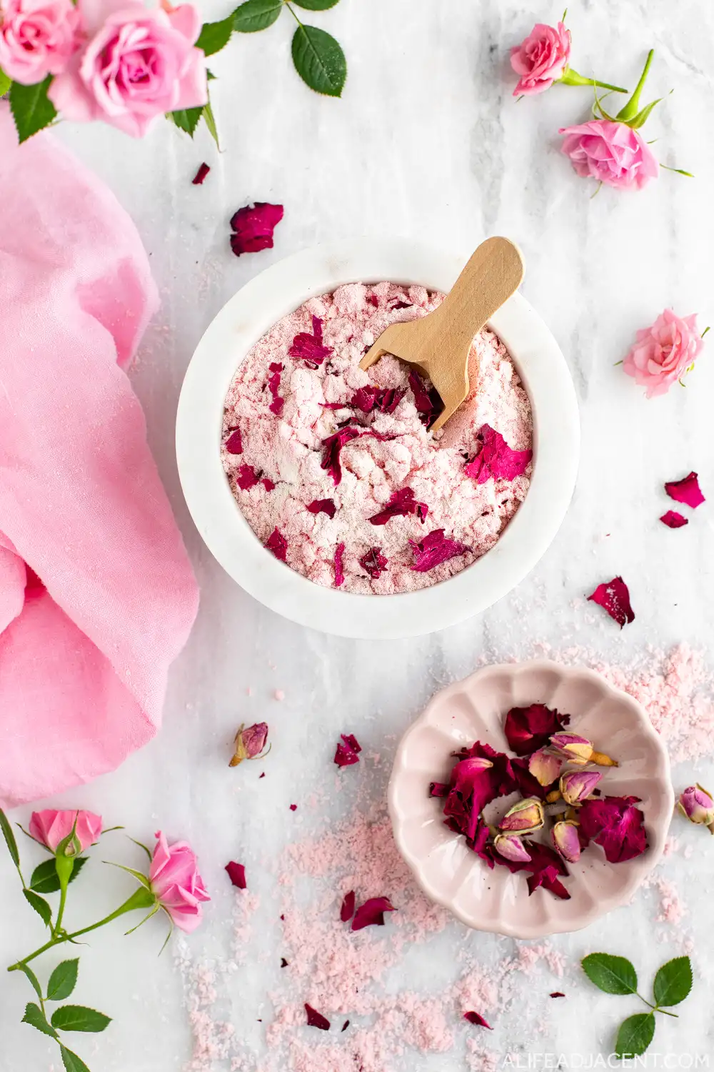 Rose Petal Milk Bath Recipe - A Life Adjacent