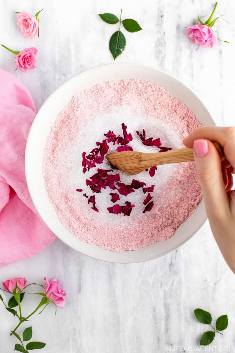 Rose Petal Milk Bath Recipe - A Life Adjacent