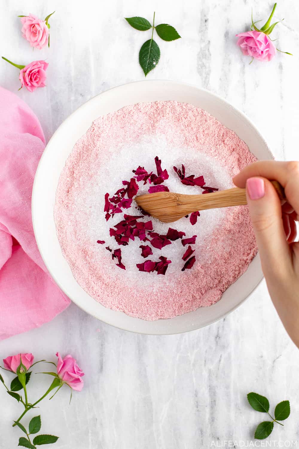 Rose Petal Milk Bath Recipe - A Life Adjacent