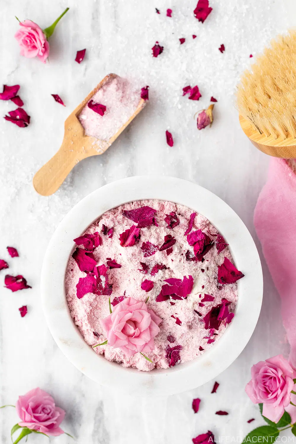 Rose Petal Milk Bath Recipe - A Life Adjacent