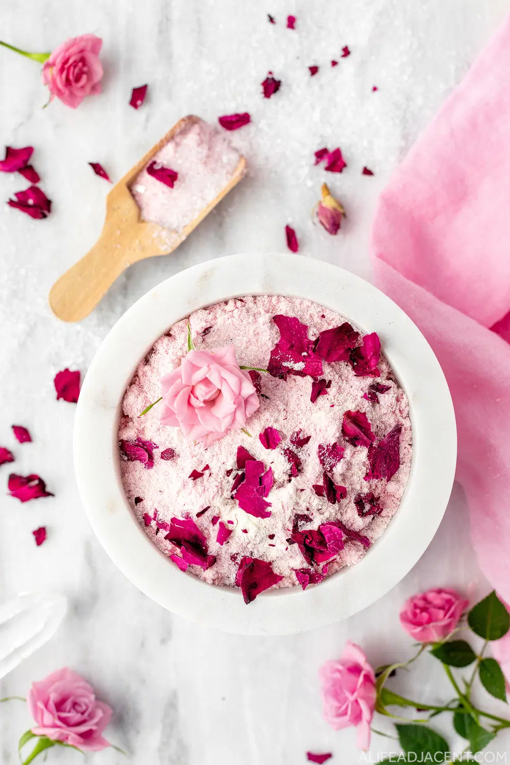 Rose Petal Milk Bath Recipe - A Life Adjacent