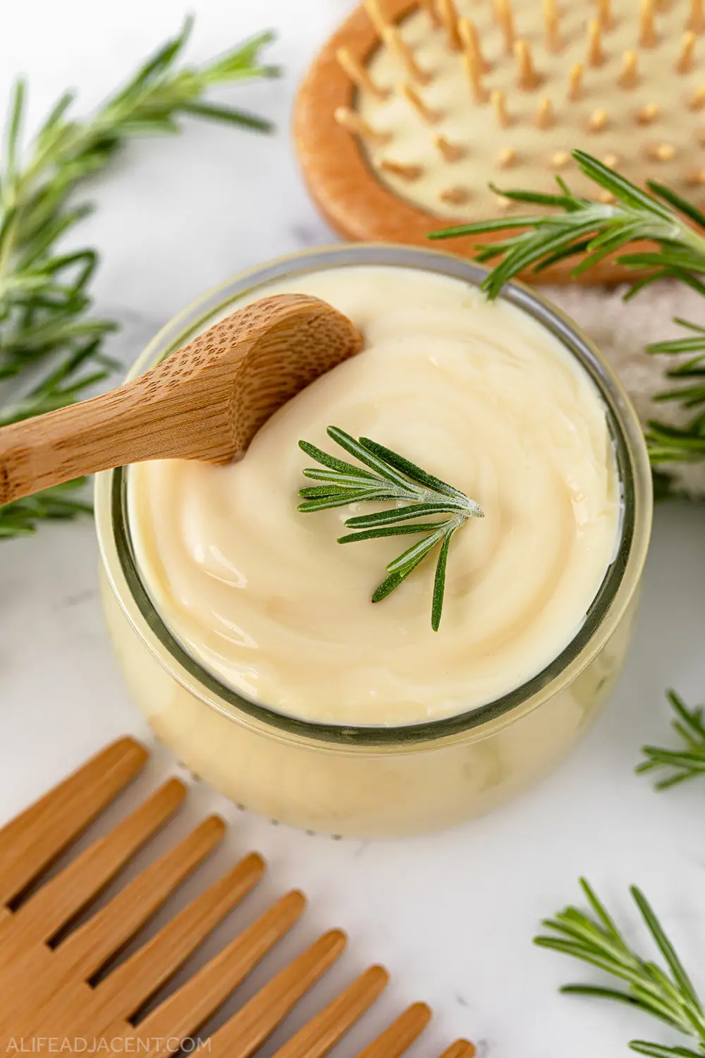 DIY Rosemary Hair Mask for Hair Growth + Thickness - A Life Adjacent